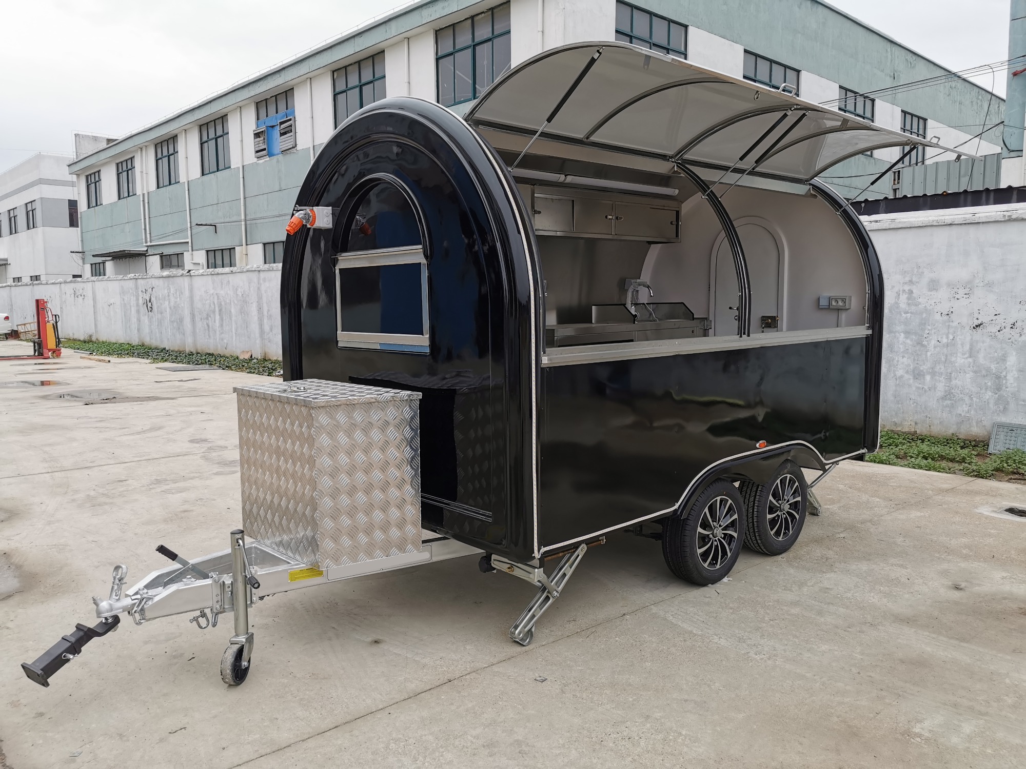 Customized-Mobile Food Trailer Concession Truck Catering Trailer ...