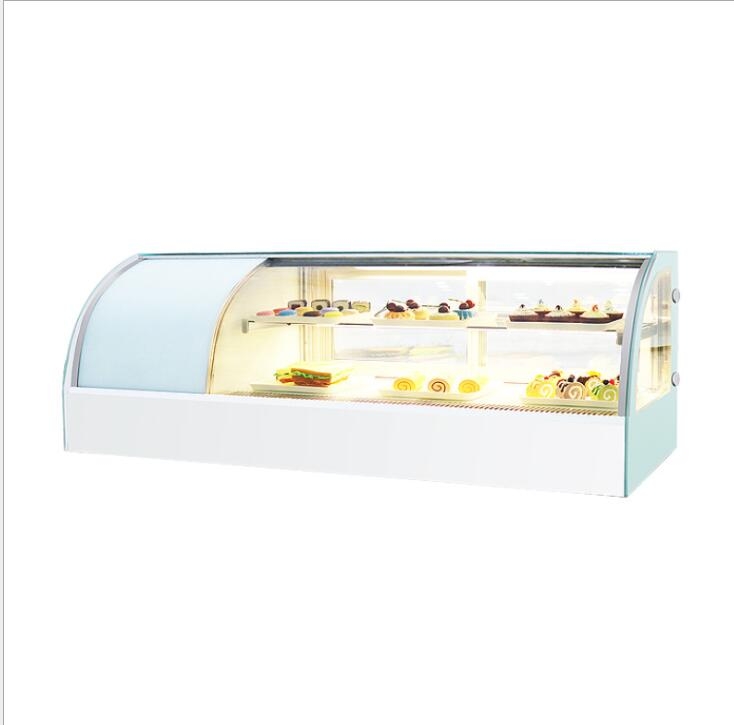 Mini table top cake showcase warmer/cooler chiller cake showcase chiller