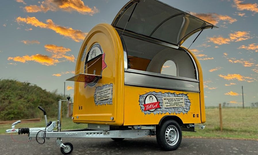 Mobile Catering Trailer Burger Van Food Truck Bar Coffee Crepe Trailer