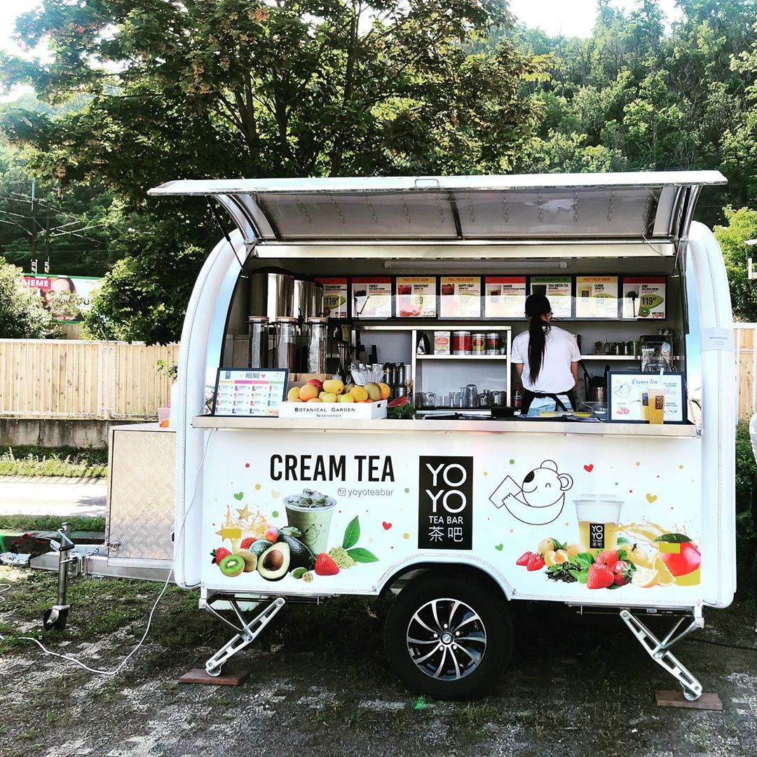 Mobile Catering Trailer Burger Van Food Truck Bar Coffee Crepe Trailer