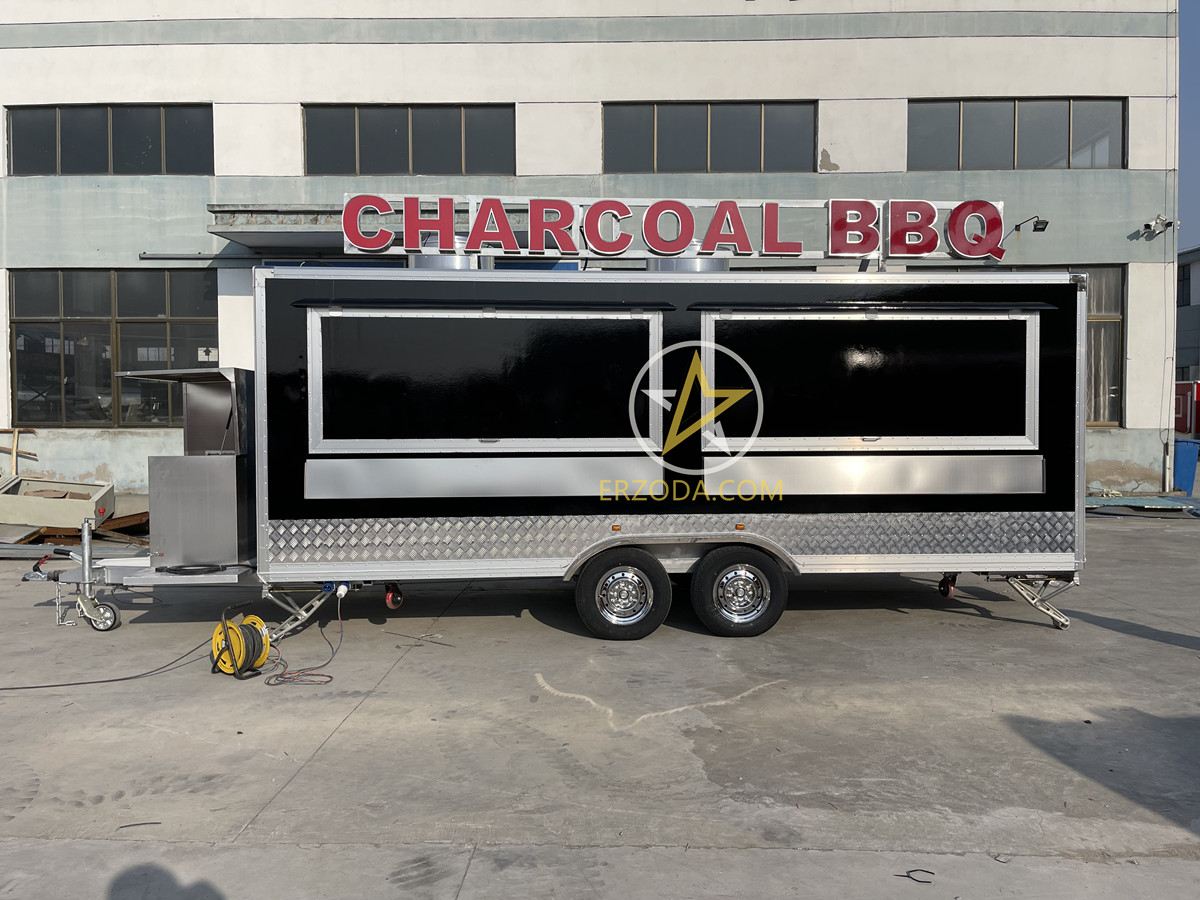 Customized-Catering trailer Food truck Food Trailer 480X210X260CM
