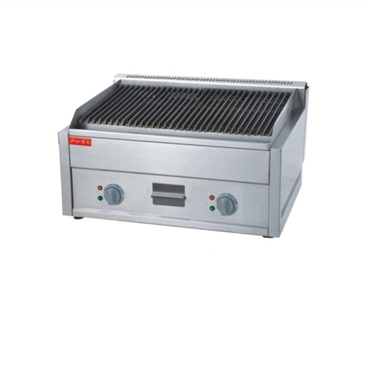 Commercial Stainless Steel Gas Lava Rock Grill with cabinet GB-779