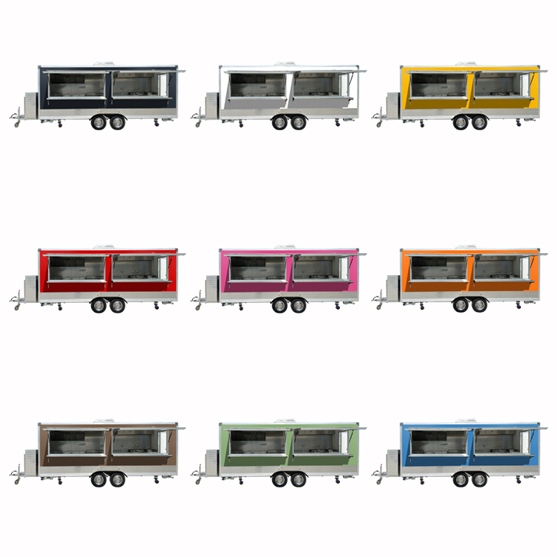 Custom-food trailer food truck catering trailer